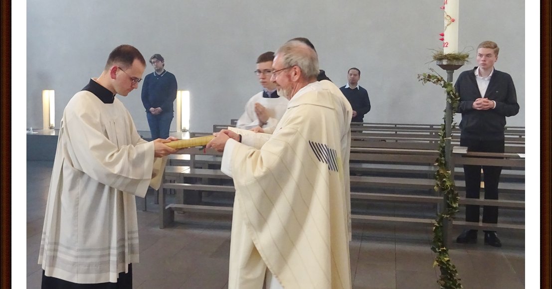 Beauftragung von Johannes Weiler | Bischöfliches Priesterseminar Trier